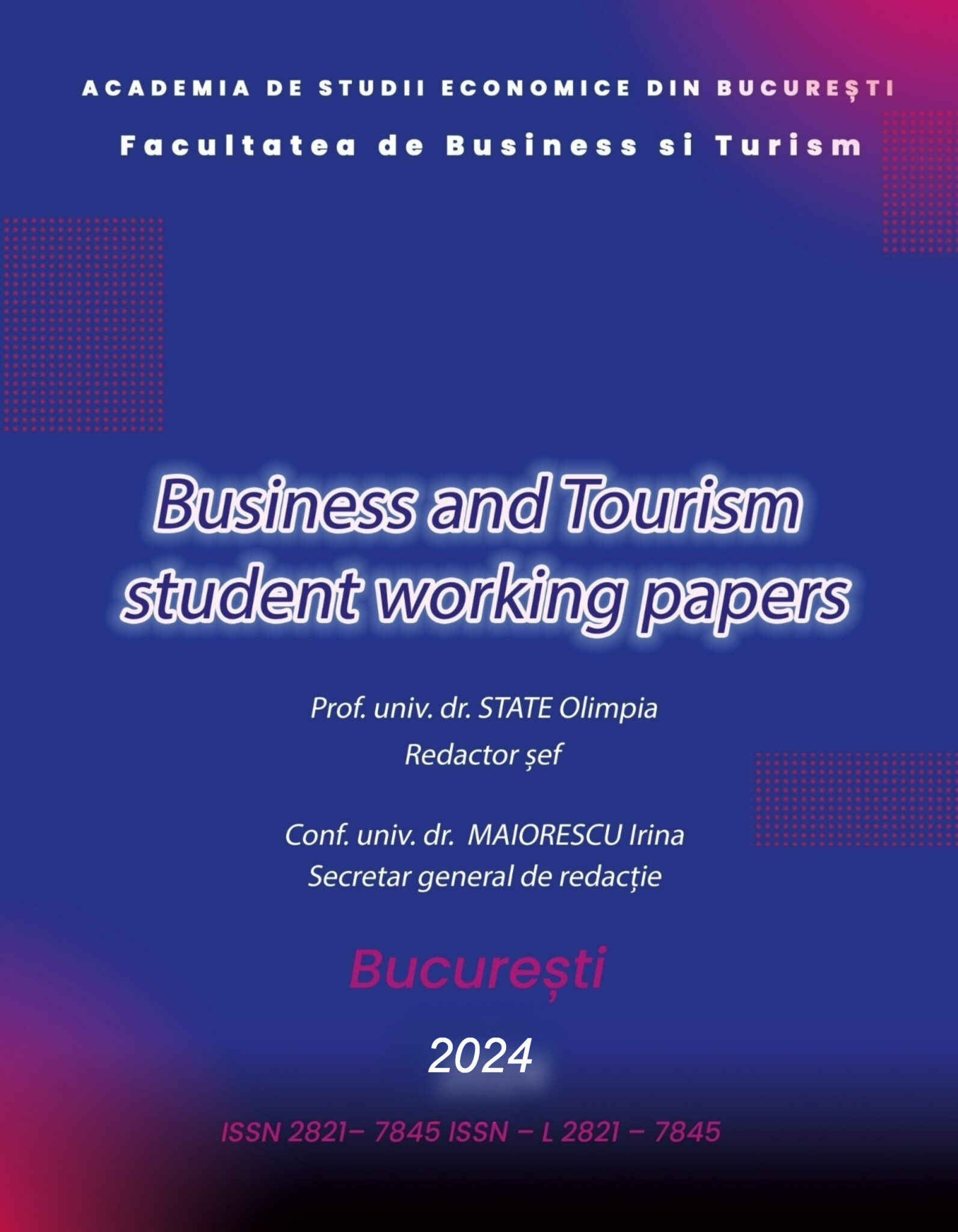 Working papers 2024 – Working Papers